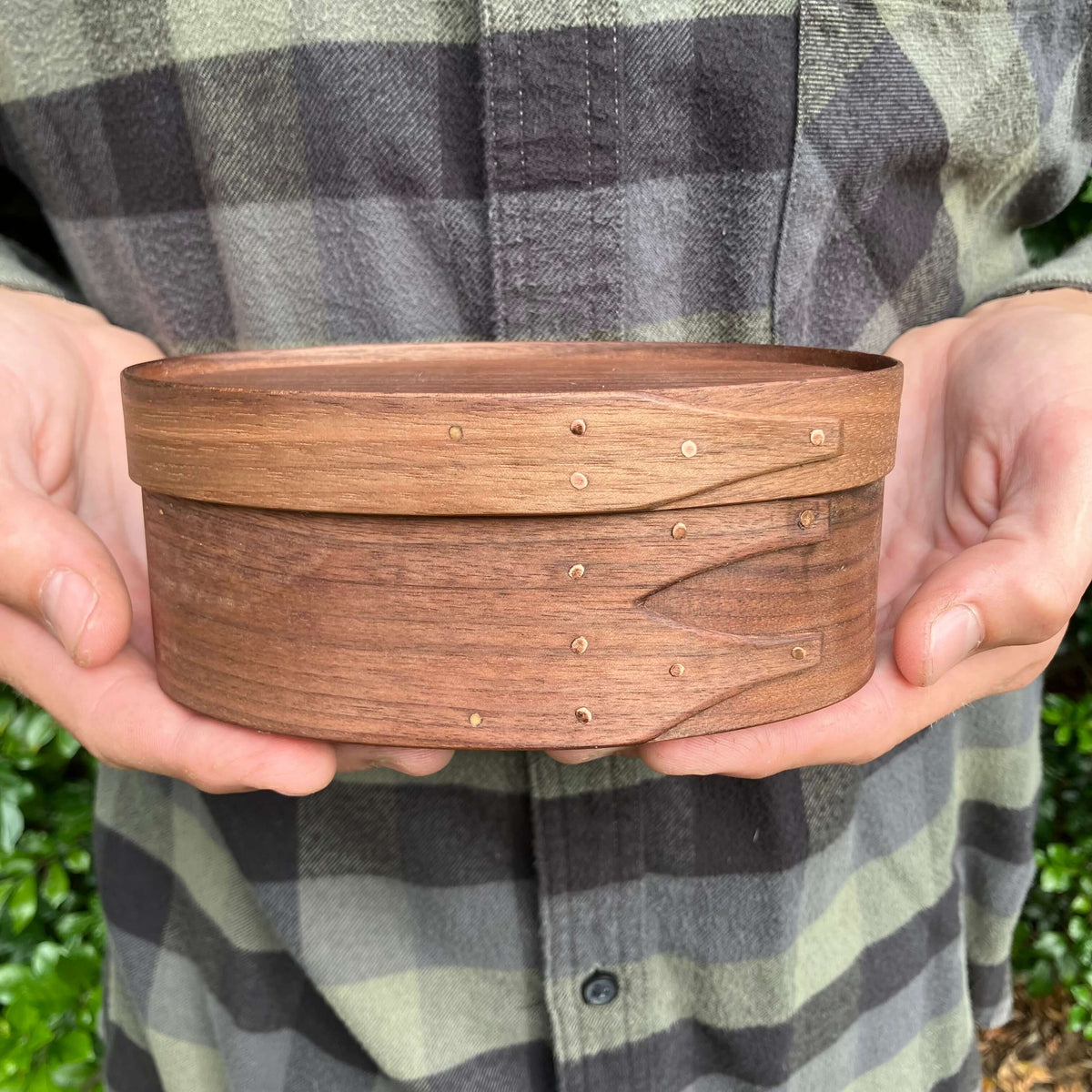 Oval Shaker Box #2 Walnut Rimmed – Timbo's Shop