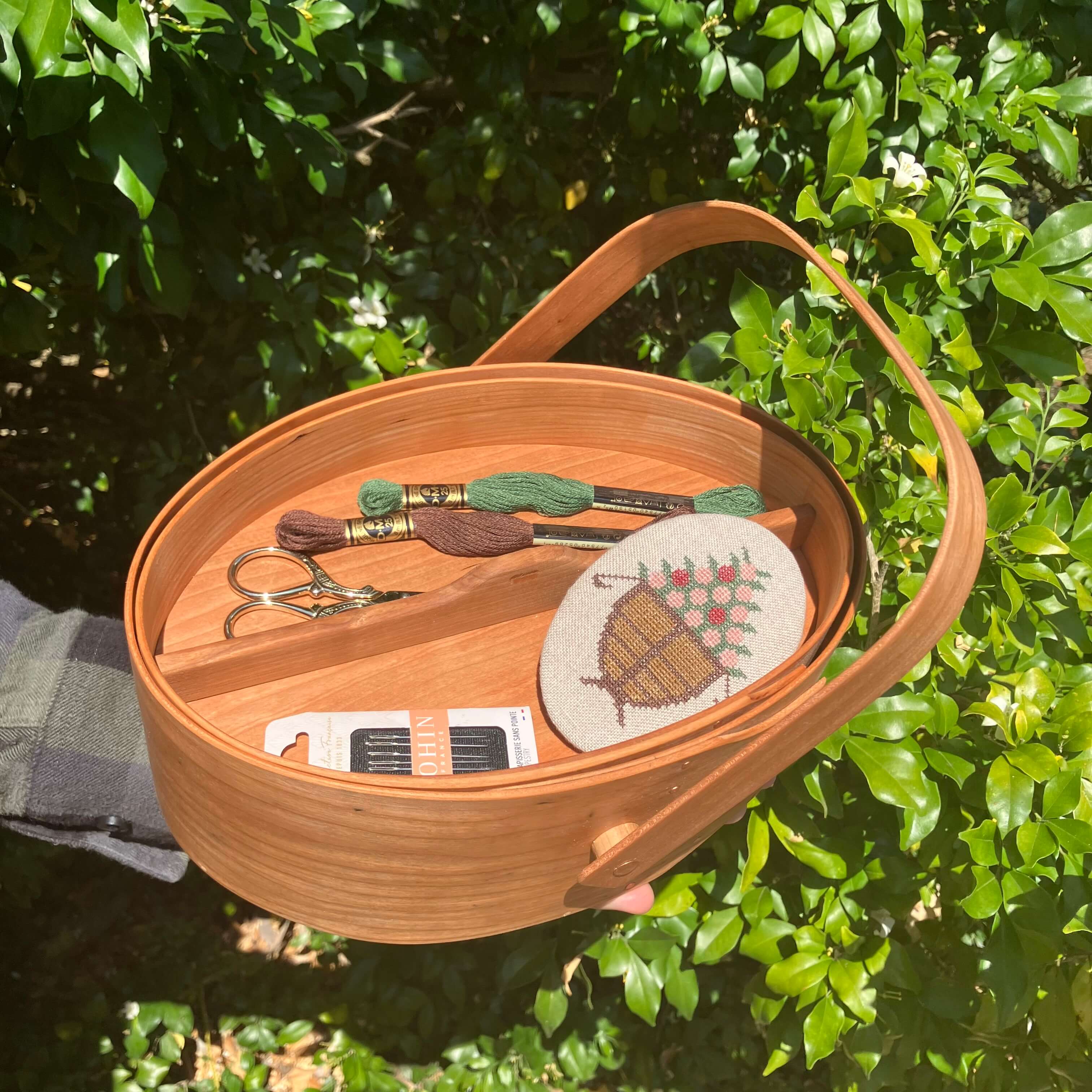 Oval Shaker Sewing Box #5 – Timbo's Shop