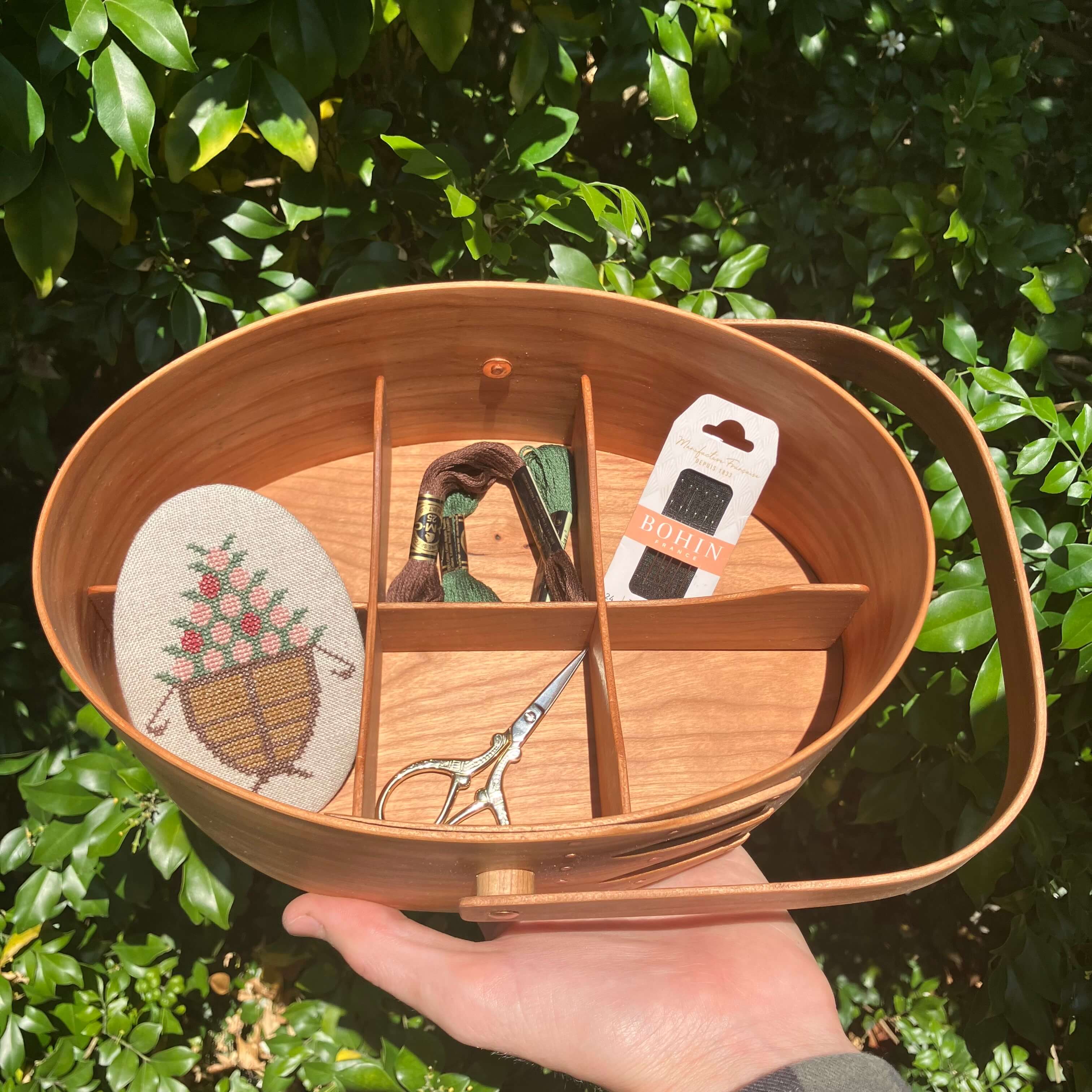 Oval Shaker Sewing Box #5 – Timbo's Shop