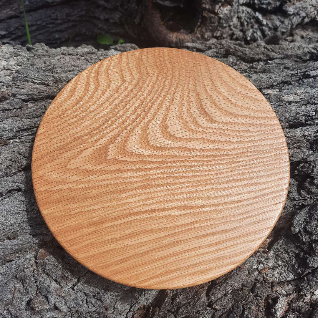 White Oak Round Serving Boards – Timbo's Shop